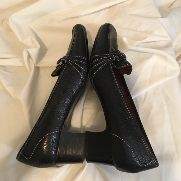 bill blass | Shoes | Flawless Bill Blass Black Leather Loafer Size 75m ...